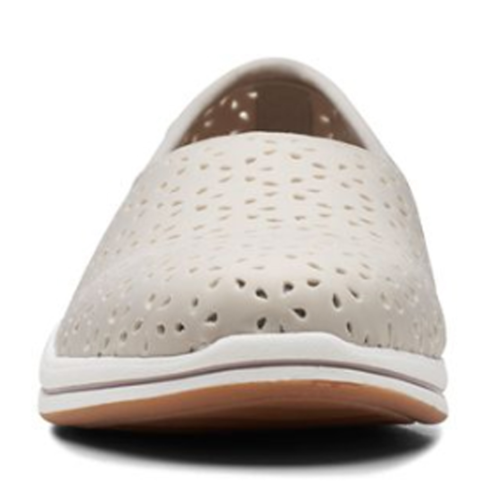 WOMENS CLARKS CLOUD STEPPERS BREEZE EMILY SHOES SIZE 9M- LIGHT TAUPE ...