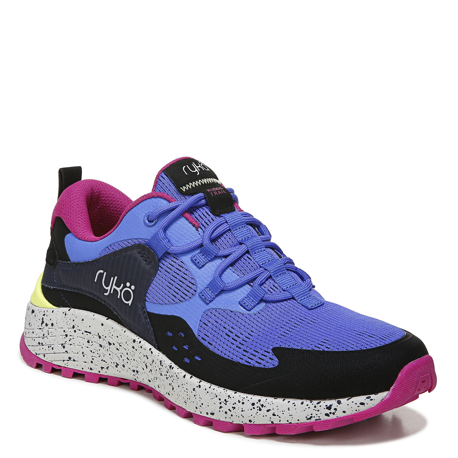 Ryka Womens Kudos Trail Blue Running Shoes Sneakers 9 Wide (C D W) BHFO ...